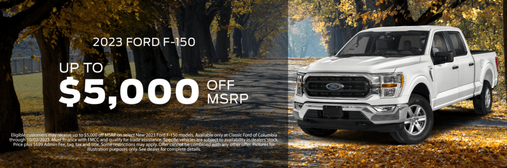 New Vehicle Specials | Classic Ford of Columbia
