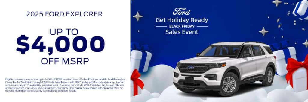 New Vehicle Specials | Classic Ford of Smithfield
