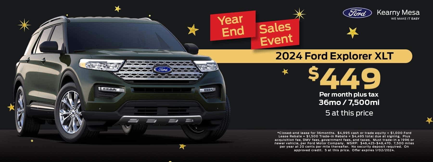 Ford Specials | Ford Lease Deals San Diego | Ford Dealer