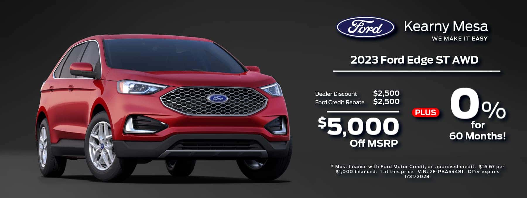 Ford Specials | Ford Lease Deals San Diego | Ford Dealer