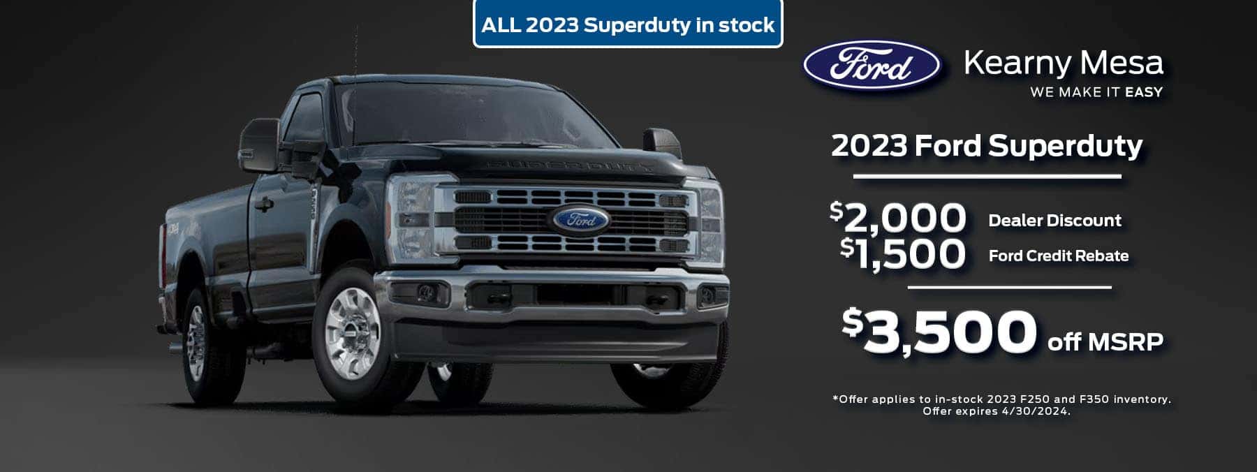 Ford Specials | Ford Lease Deals San Diego | Ford Dealer