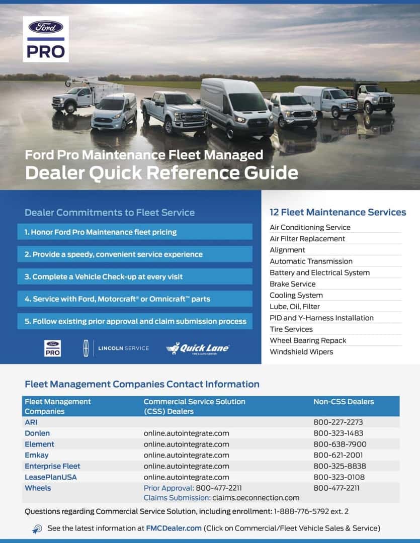 Ford Pro Maintenance | Sewell Ford