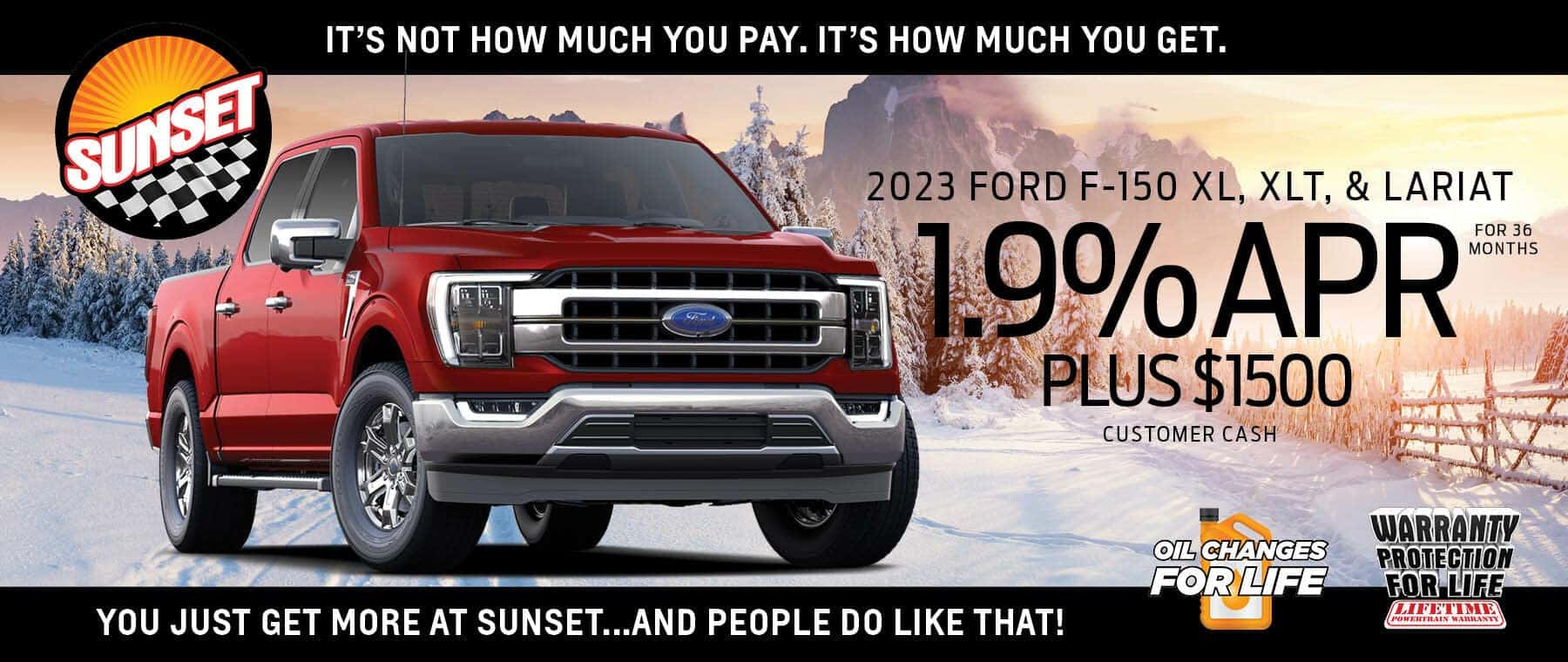 Welcome to Sunset Ford of Sumner serving Bonney Lake, WA