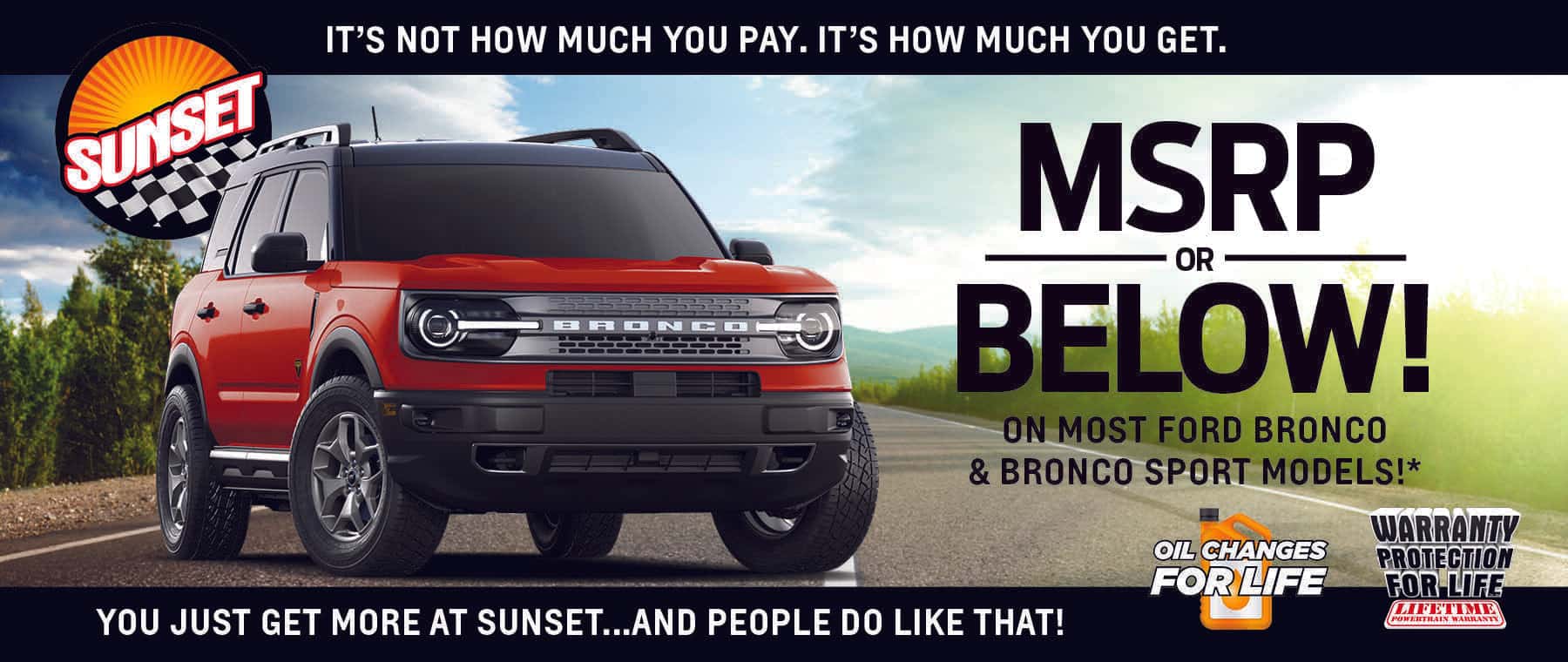 Welcome to Sunset Ford of Sumner serving Bonney Lake, WA