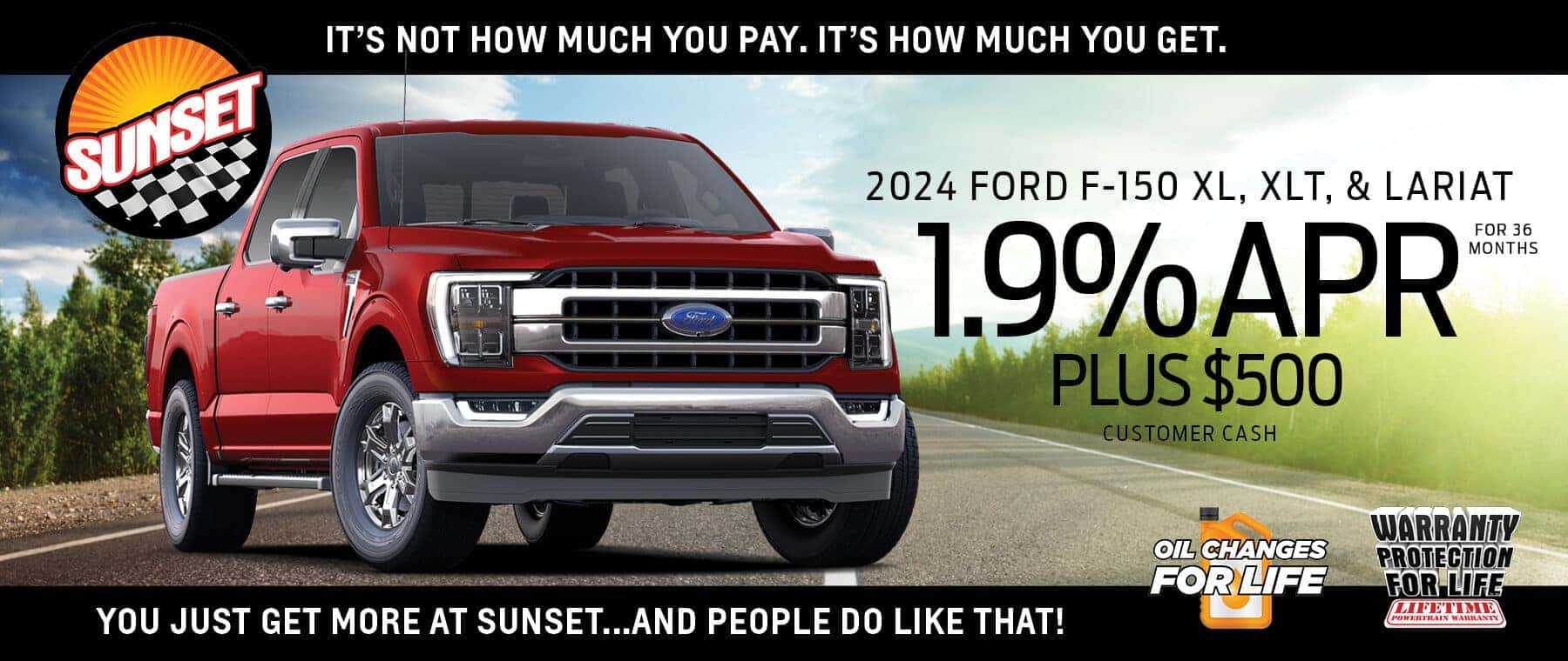 Welcome to Sunset Ford of Sumner serving Bonney Lake, WA
