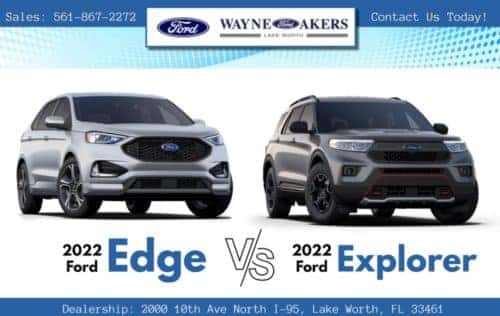 Ford SUV Comparison: 2021 Edge vs 2021 Explorer