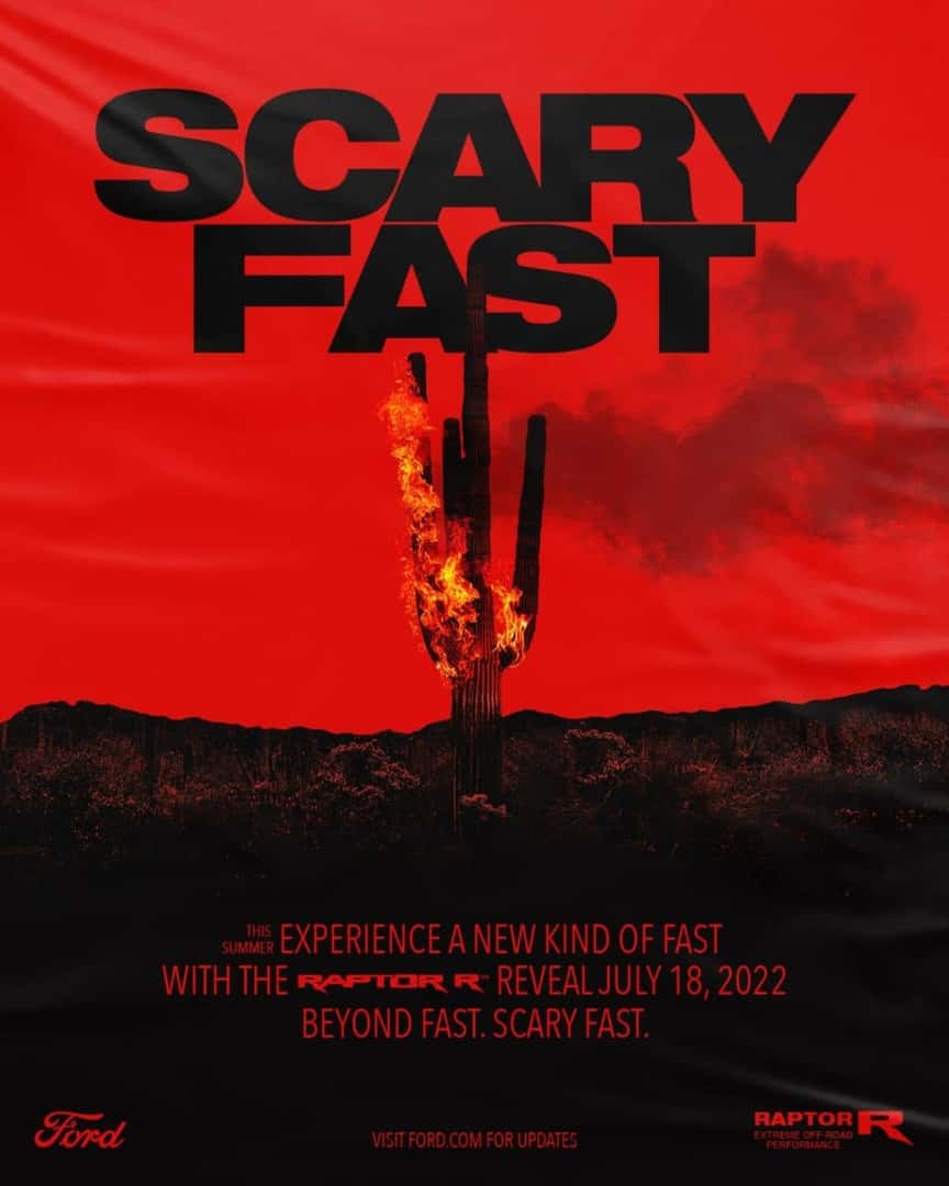 2022 Ford F-150 Raptor R to Debut, Teased as "Scary Fast"