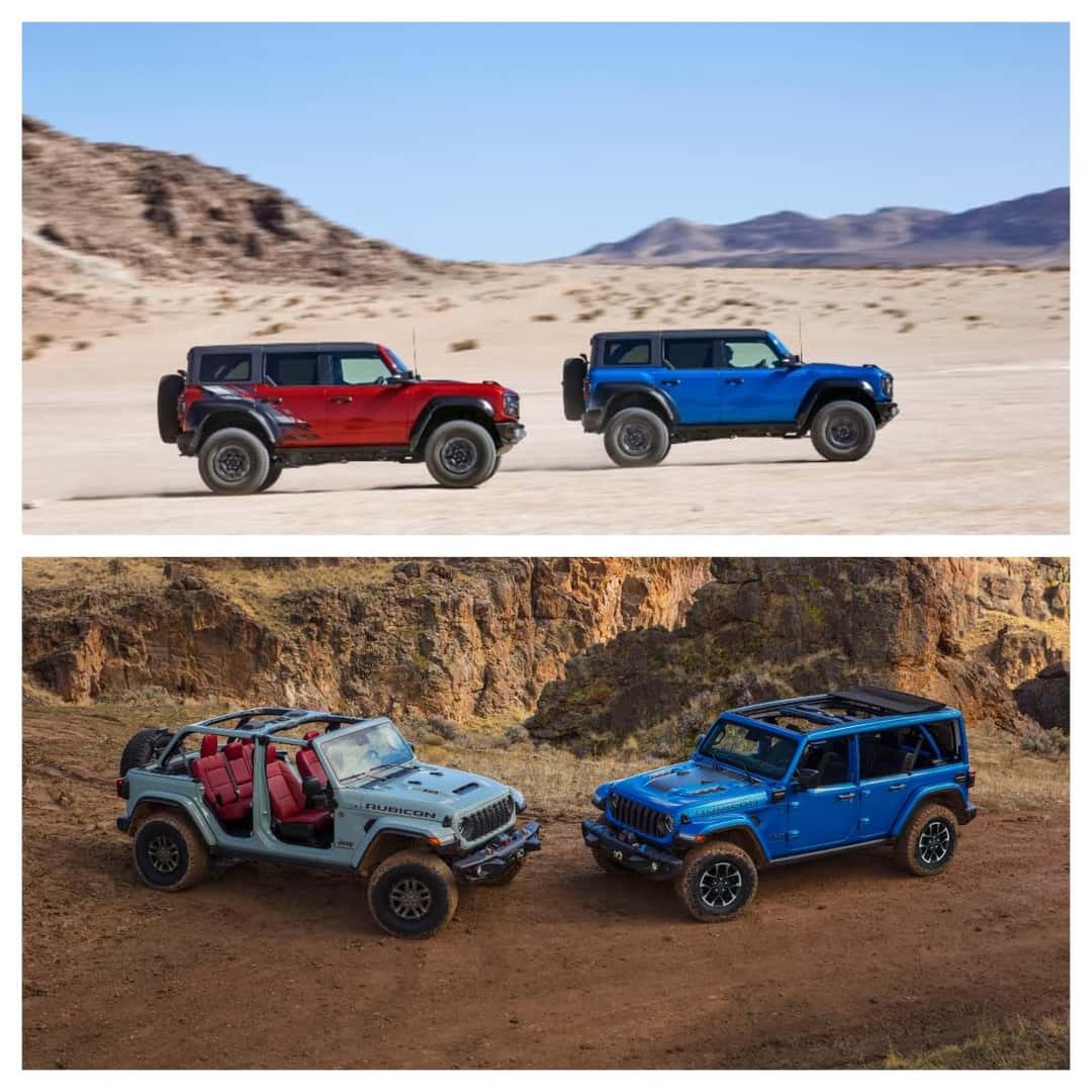 2024 Ford Bronco vs. 2024 Jeep Wrangler: A Battle for Rugged Terrain Supremacy